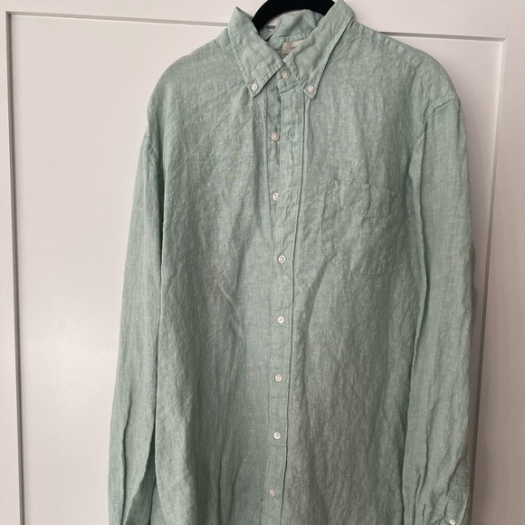 J. Crew | Shirts | J Crew Mens Linen Shirt | Poshmark